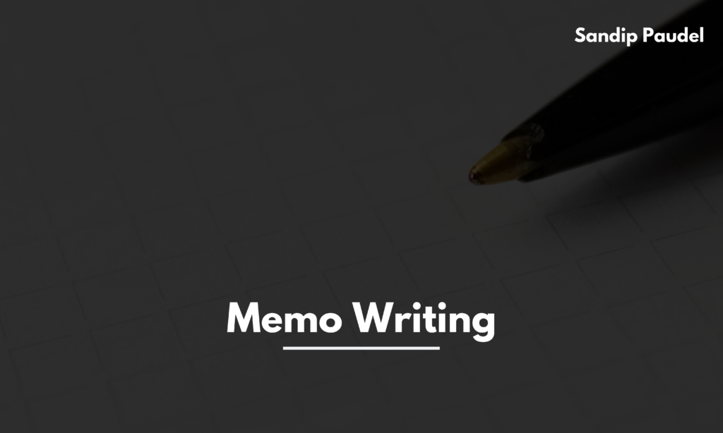 Problem-Solution Memo Sample | Sandip Paudel